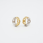 ゴールド イヤーカフ イヤリング K18YG/WG SAランク 516677 | ACHACO